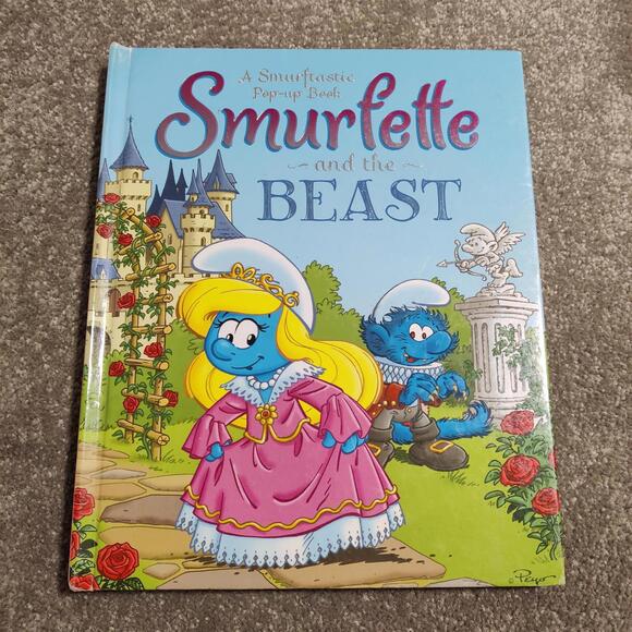 Other | Smurfette And The Beast A Smurftastic Popup Book | Poshmark